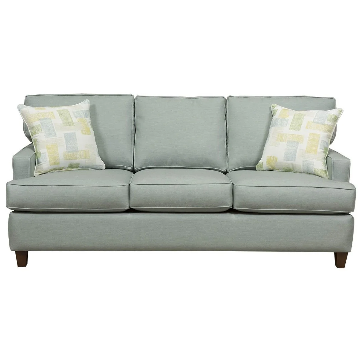 Capris Furniture 162 Q162 Contemporary Small-Scale Sleeper Sofa | Baer's Furniture | Sleeper Sofas